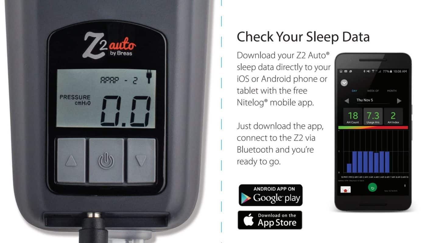 Breas Z2 Auto Travel CPAP Machine - CPAP Store London