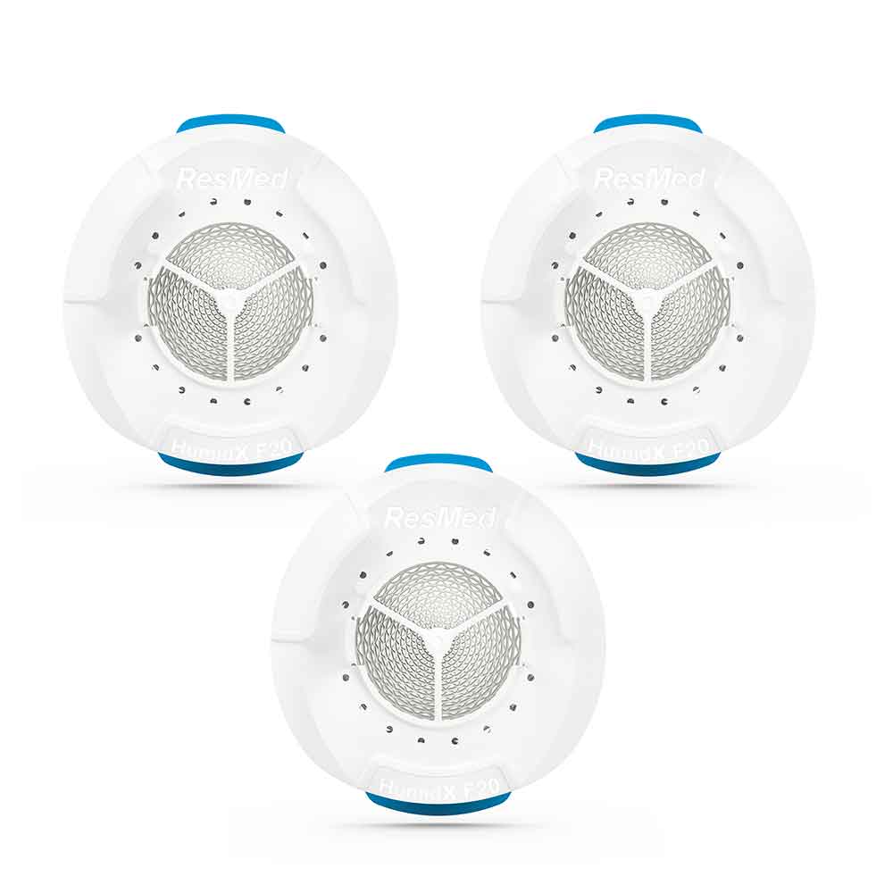 Resmed HumidX™ Humidifier for AirFit F20 Full Face CPAP Mask- 3 Pack ...